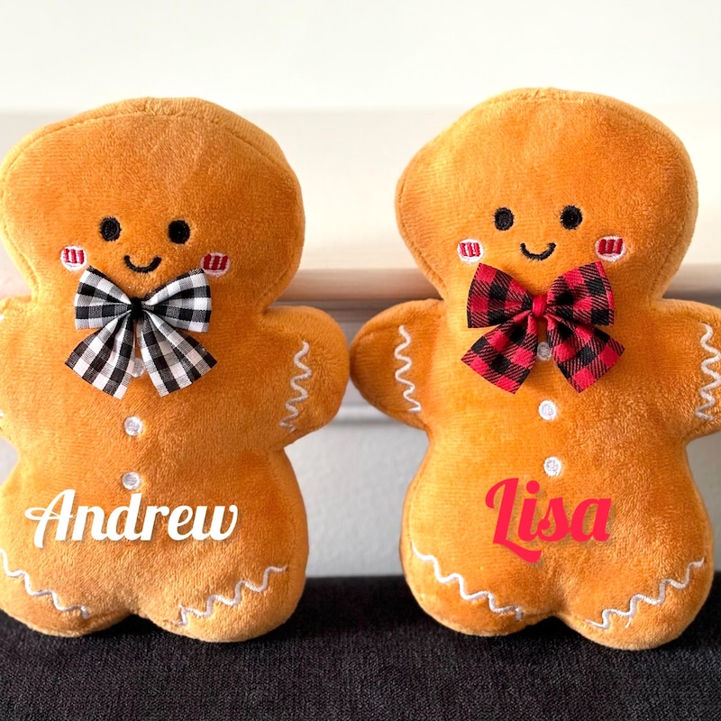 Stuffed Gingerbread Plush Doll - Etsy