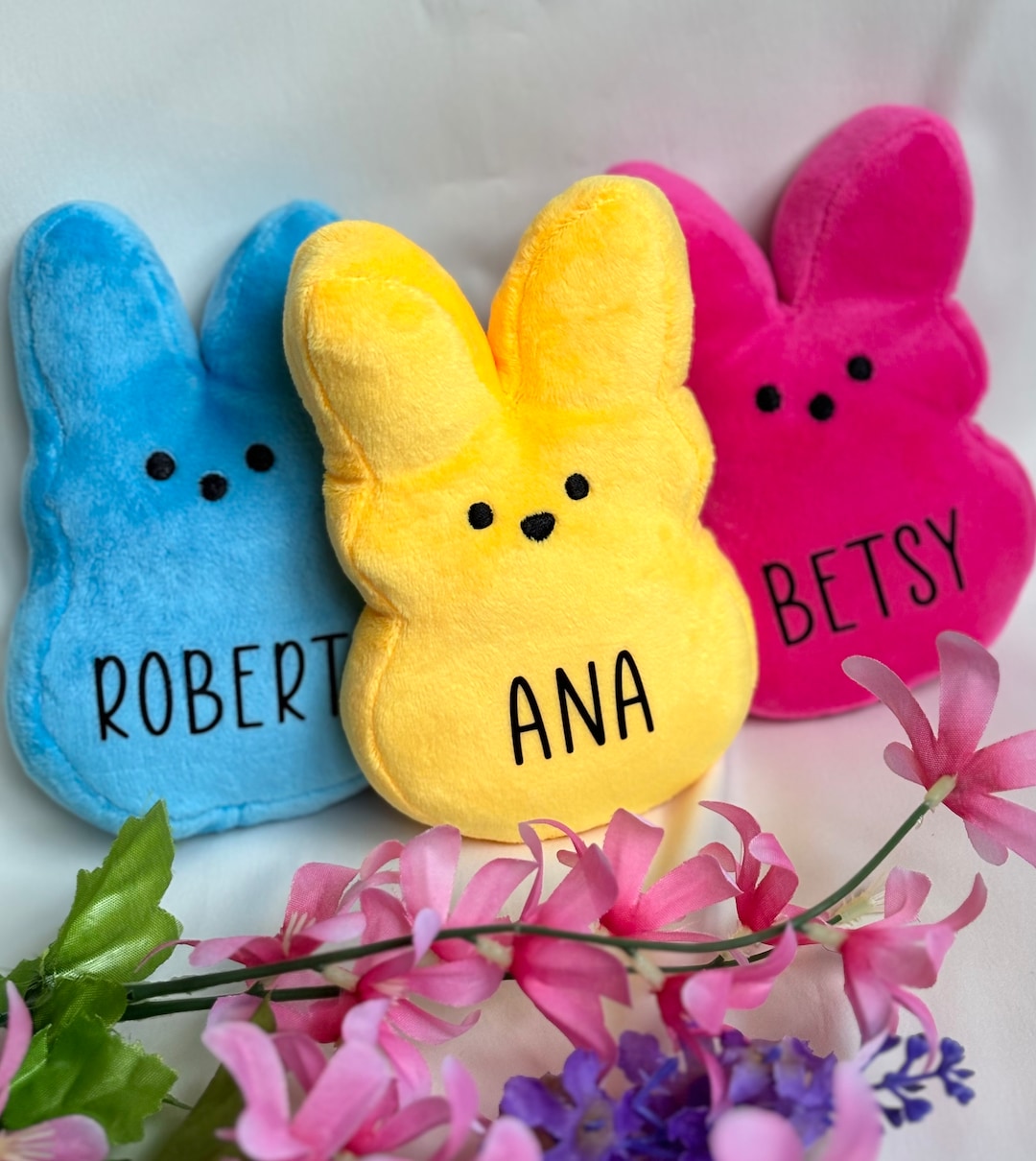 Personalized Plush Bunny, Inspired Peep Bunny, Personalized Peep ...