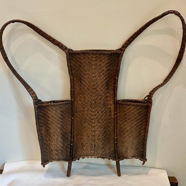Rattan Backpack - Etsy