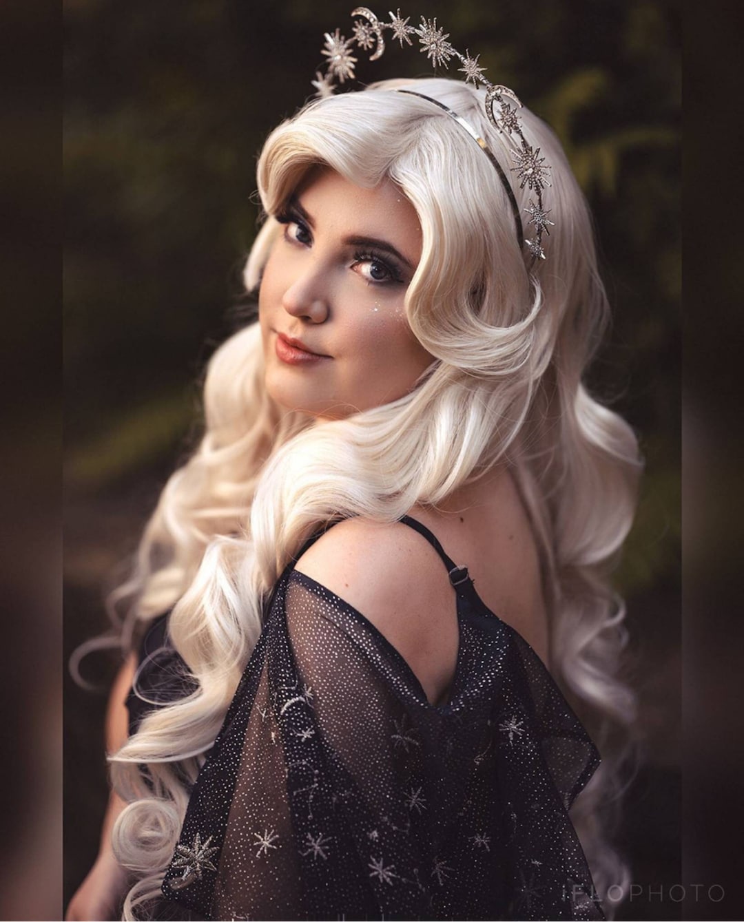 Fantasy Cosplay Crown, Tiara for Fae Cosplay, Star Halo Crown, Fae Ball ...