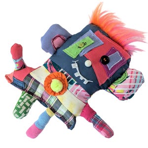 Stuffed Monster Doll Gift Boy or Girl Plush Zombie Stuffie Hand Sewn ...