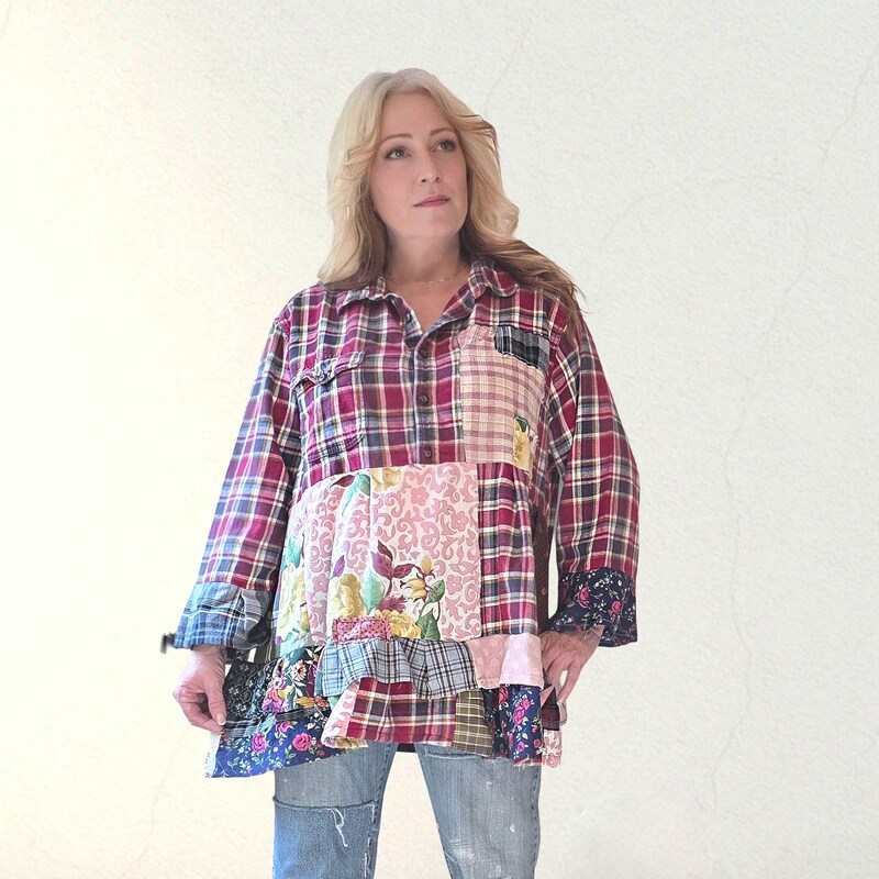 Upcycled Blouse - Etsy