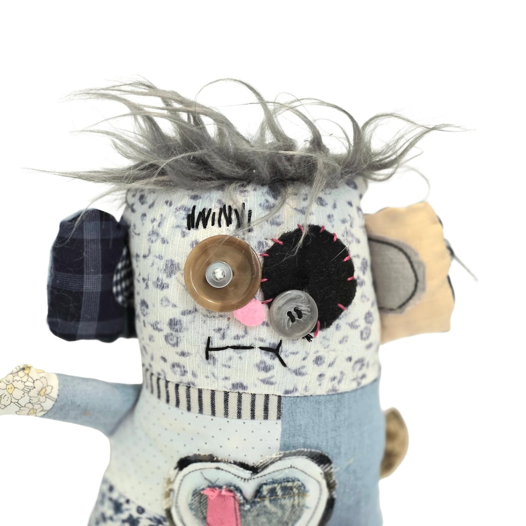 Quirky Monster Doll for Mood Lifting Gift Stuffed Fun Plushie Silly ...