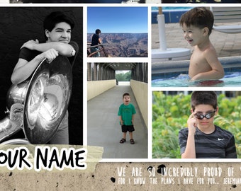 Yearbook Dedication Page Template Editable Half Page Yearbook Ad ...