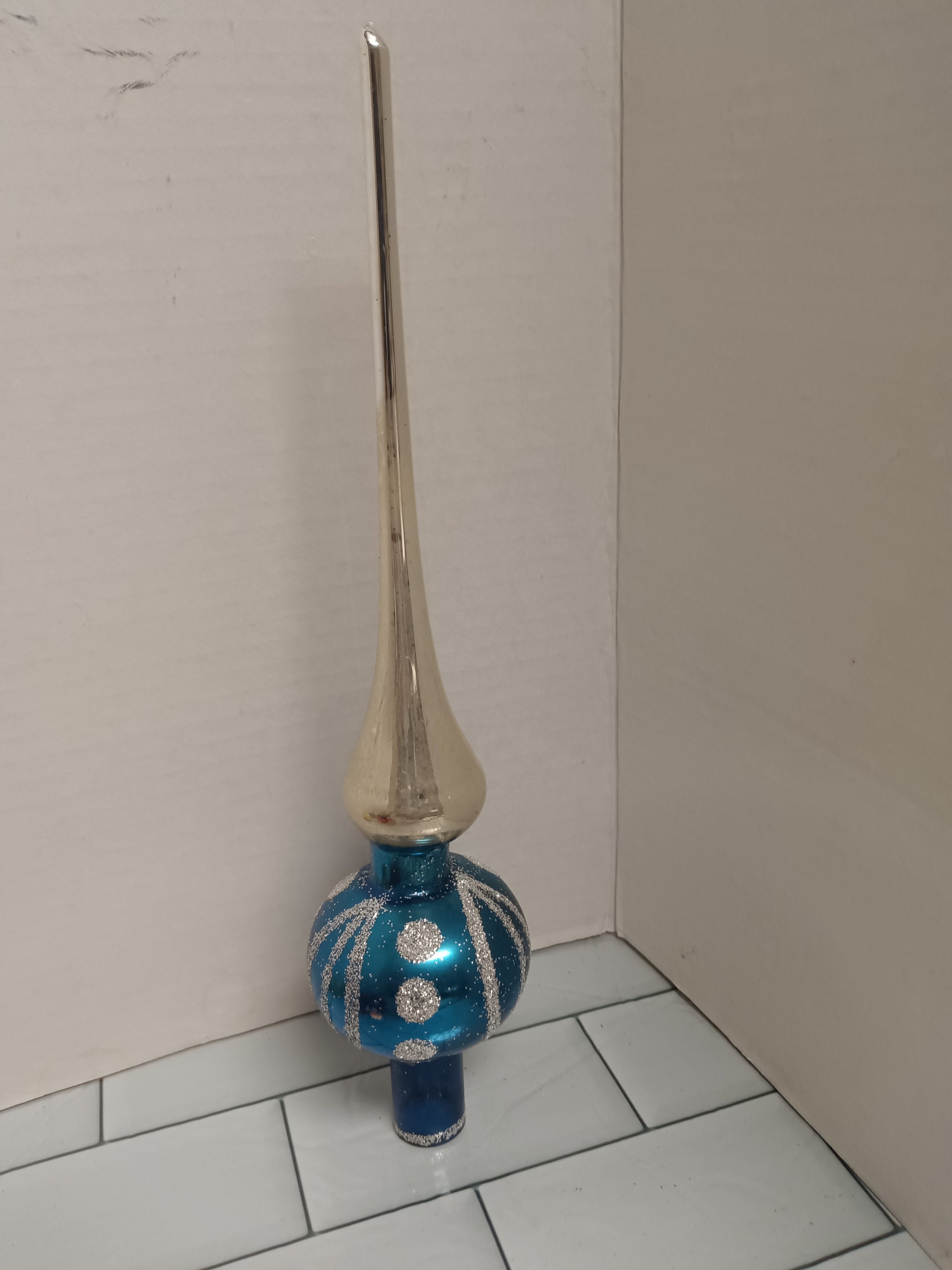 Sears Mercury Glass Tree Topper Ornament - Etsy