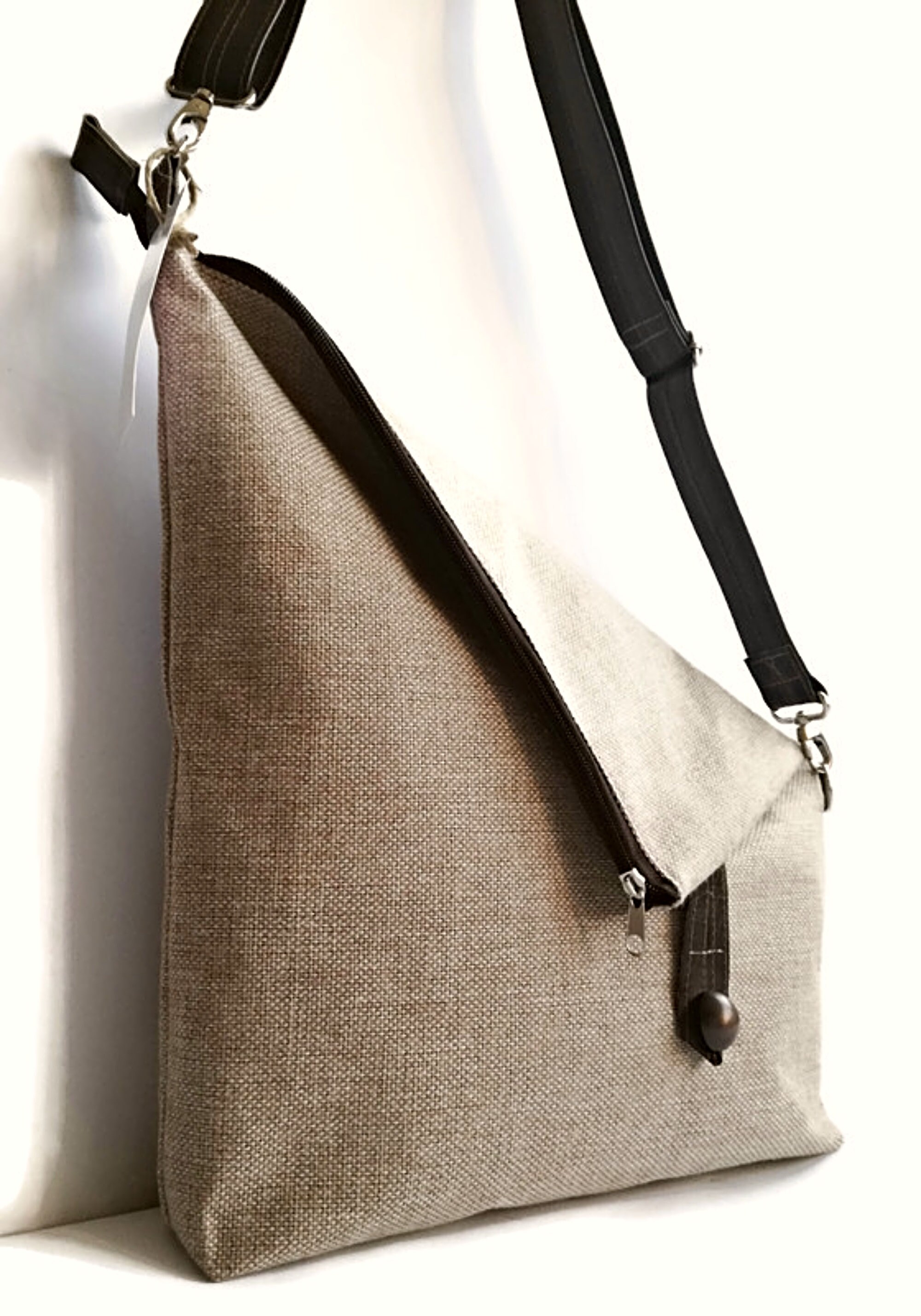 Women cross body bag Crossbody purse Canvas crossbody bag | Etsy