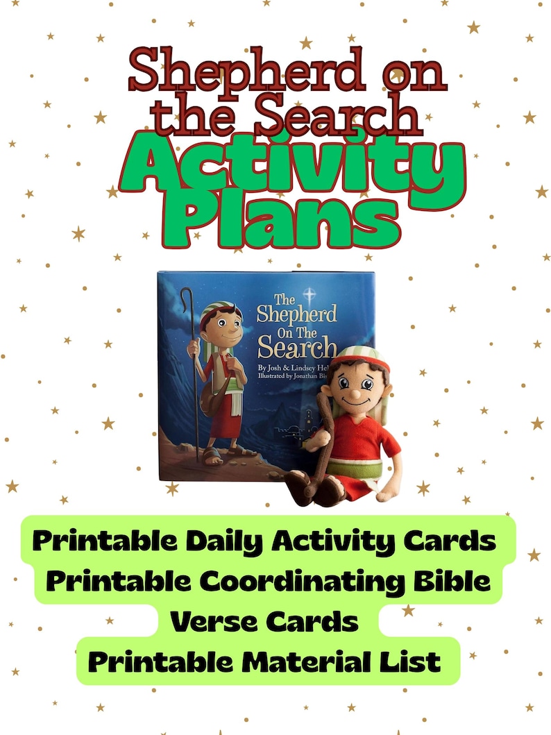 Shepherd on the Search Activity Plan Printable - Etsy