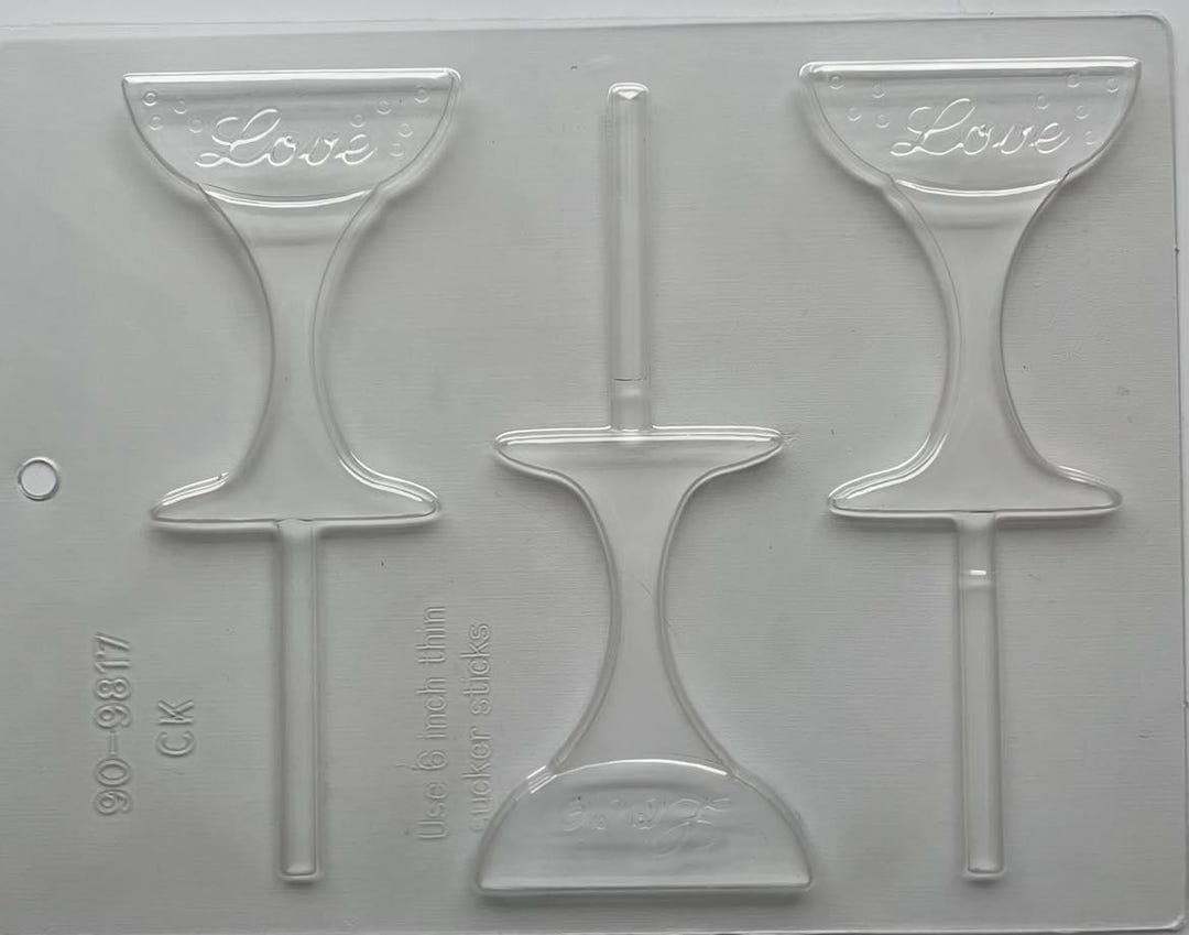 Champagne Glass "filled" With Love Chocolate Candy Mold** - Etsy