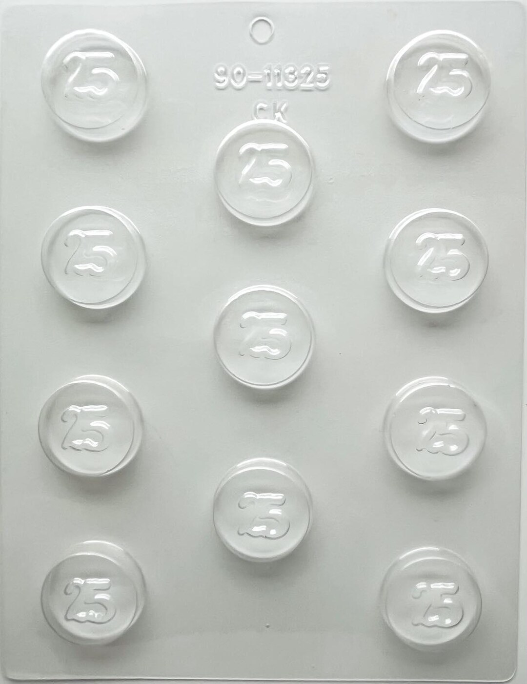 Anniversary "25" Round Mint Chocolate Mold** - Etsy