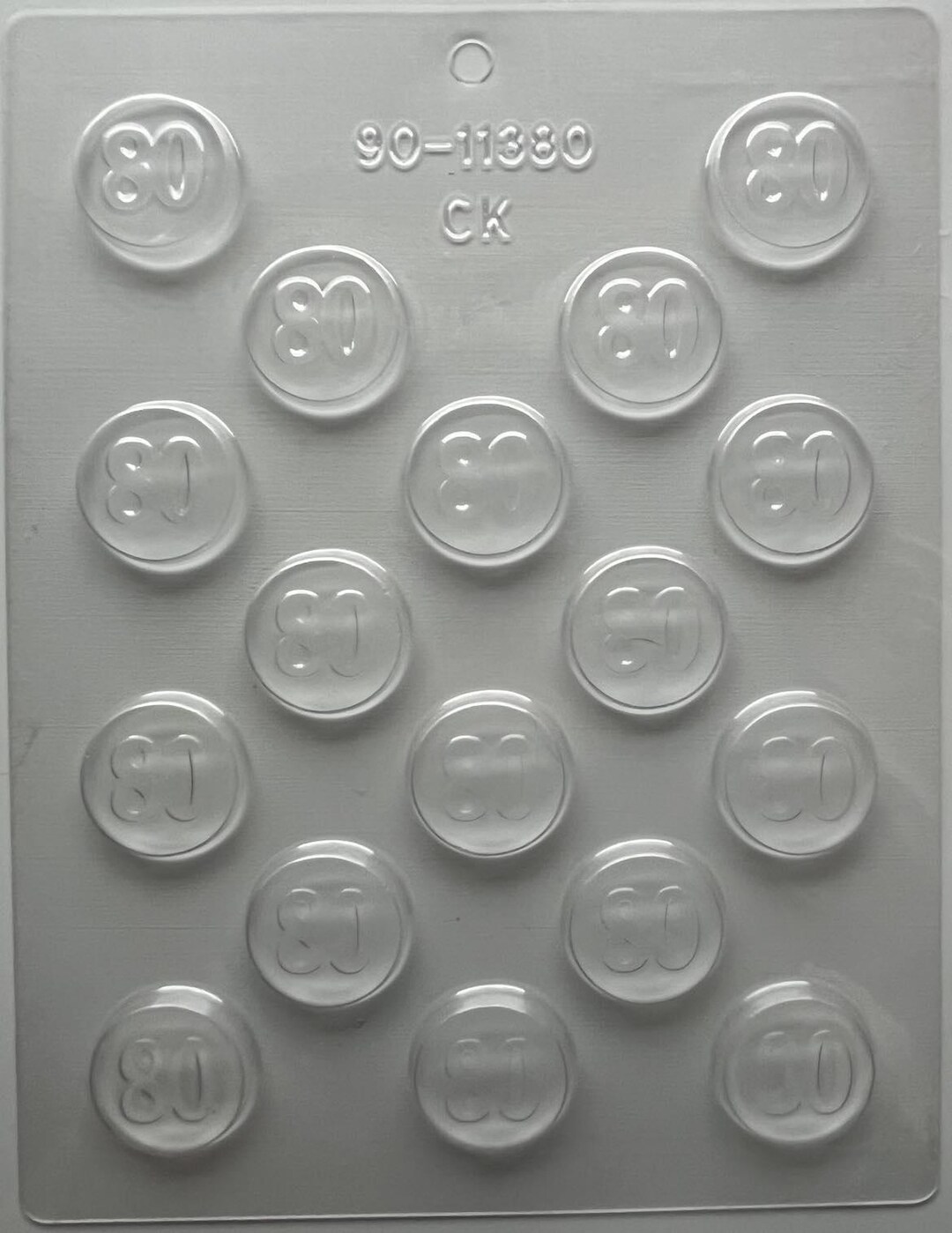 Chocolate Candy Mold - "80" Round Mint Chocolate Mold** - Etsy