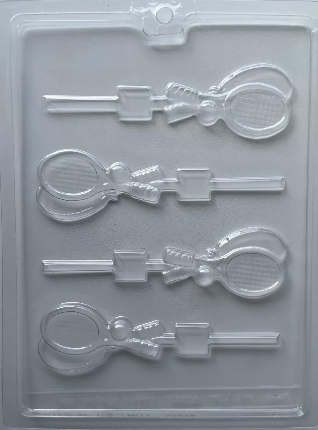 Tennis Racket Chocolate Sucker Candy Mold - Etsy