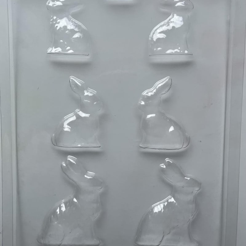 Easter Bunny Chocolate Molds - Etsy