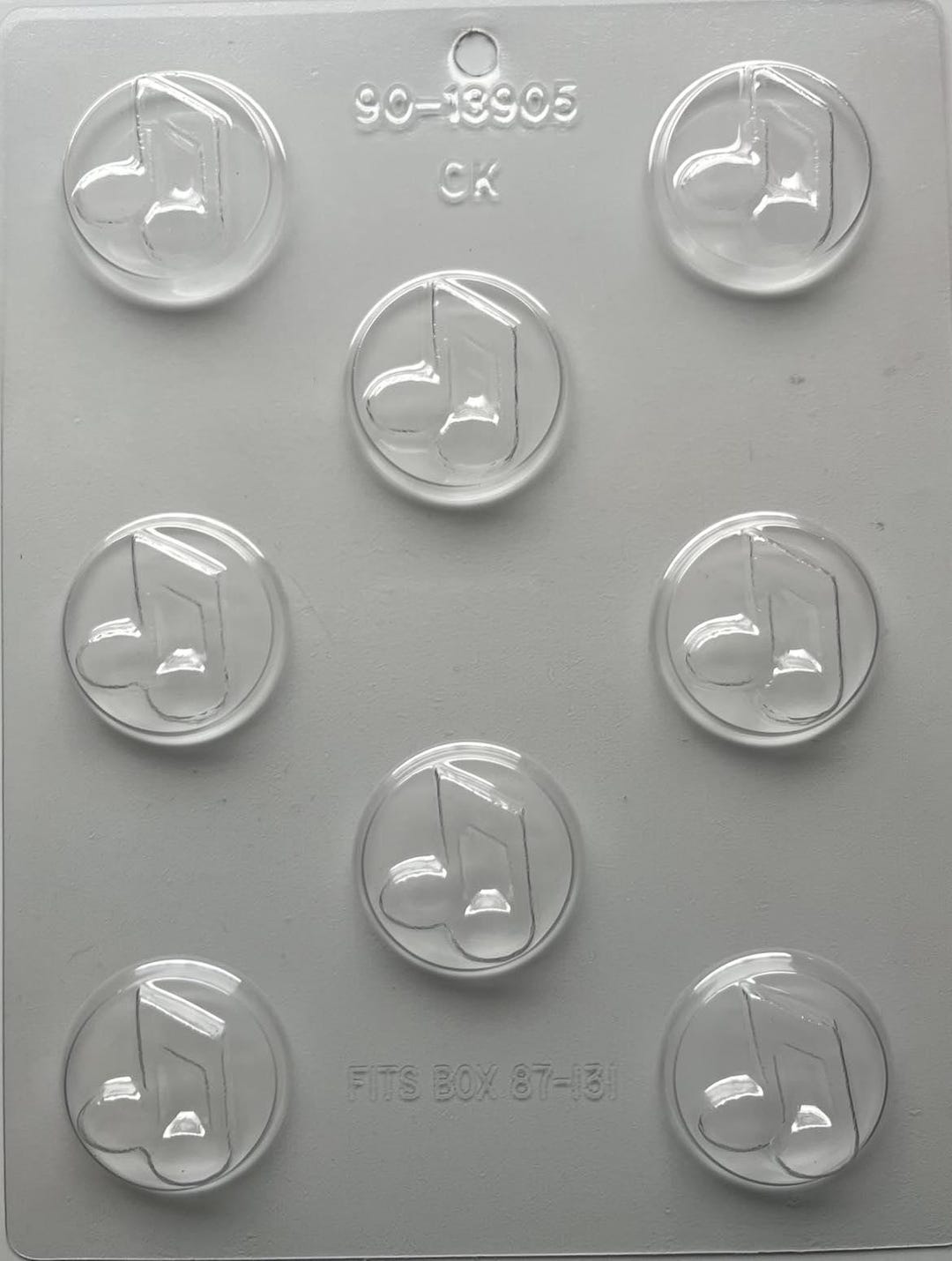Music Note (on a Round Mint) Chocolate Candy Mold** - Etsy