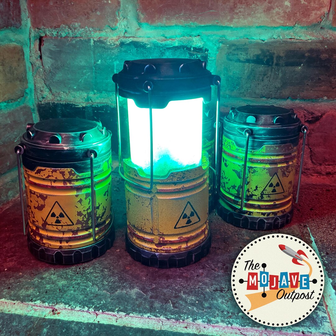 Glowing Nuclear Reactor Electric Fuel Atomic Lantern Fallout Fusion ...