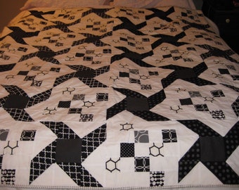 Geometric quilt | Etsy