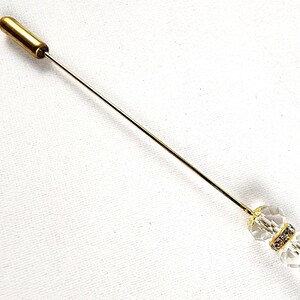 Black and White Glass Beaded Silver Plated or Gold Finished 3 Inch ...
