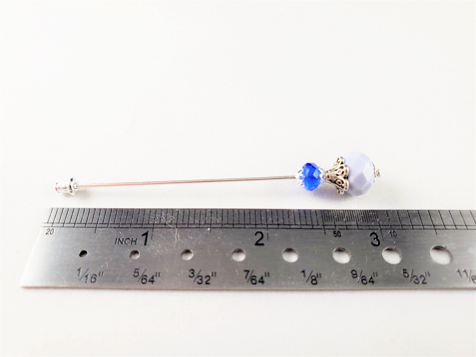 Gold Finished or Silver Plated 3 Inch Stick Pins Shades of - Etsy