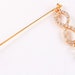 Golden Rhinestone Infinity Dangle Pin - Etsy