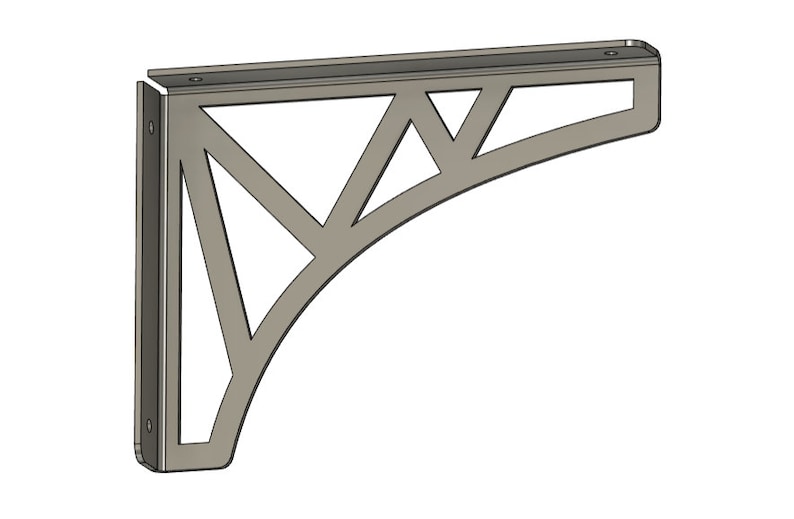 Shelf Bracket DXF File - Etsy