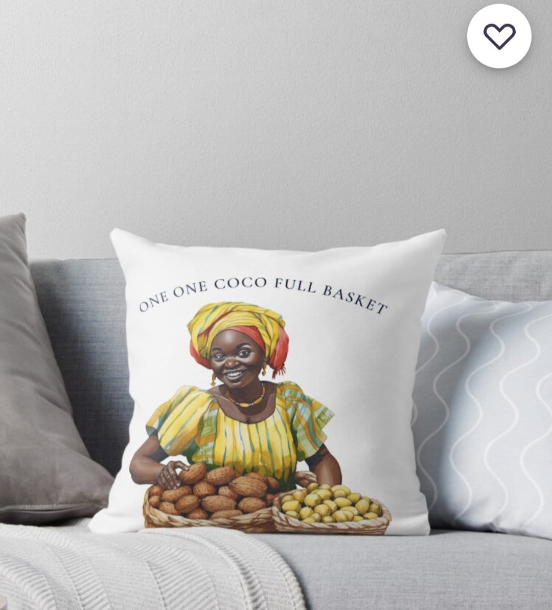 One One Coco Full Basket Jamaican Proverb Different Products Jamaican Market Lady - Etsy