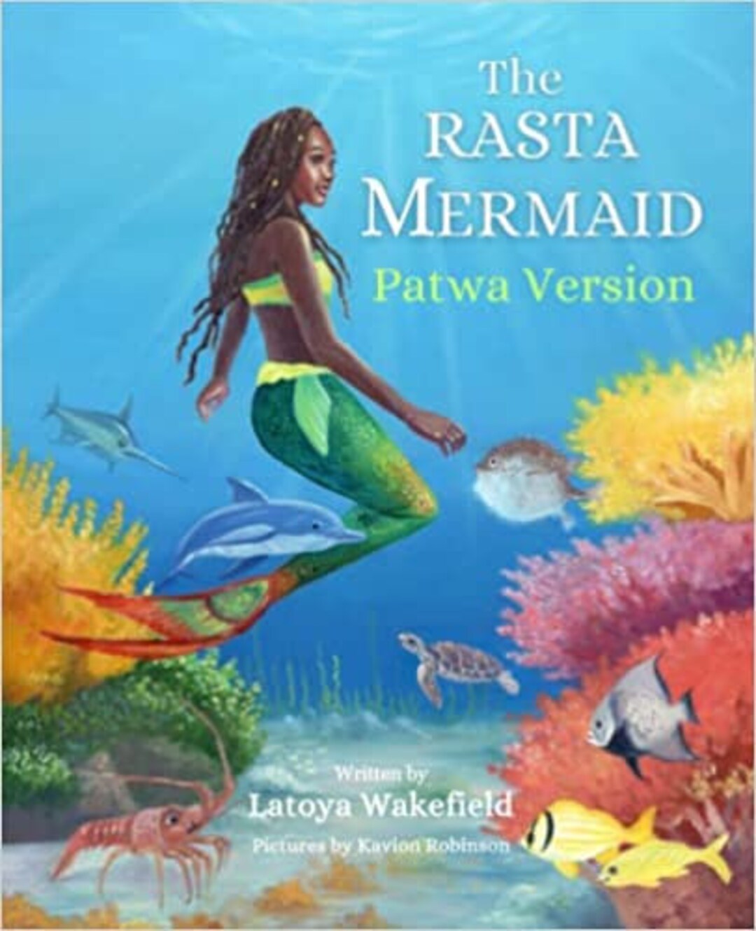 Rasta Mermaid patwa or English Kids Book Created by Jamaicans Riva Muma ...