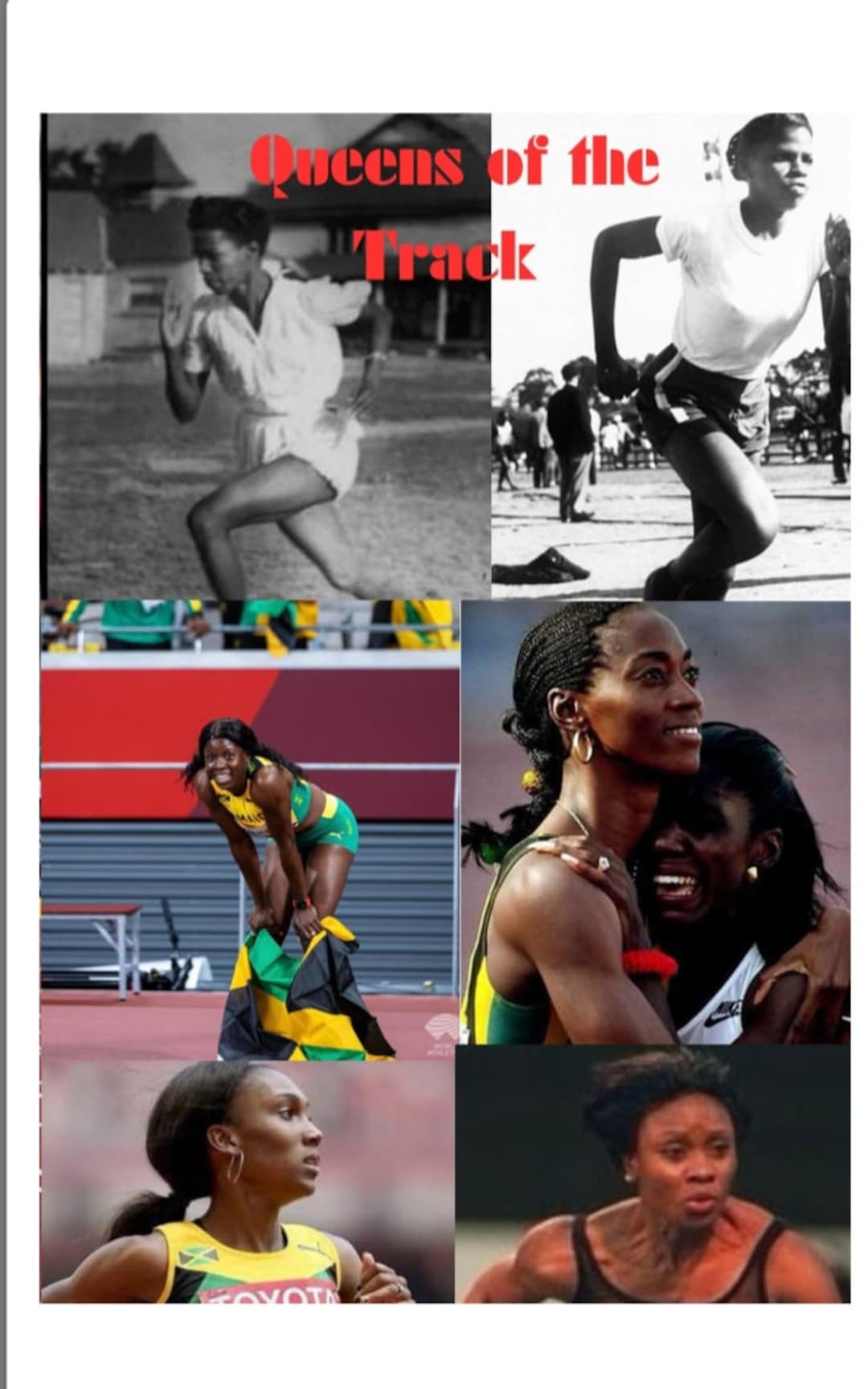 Queens of the Track 15 Great Jamaican Women Track Stars Who - Etsy