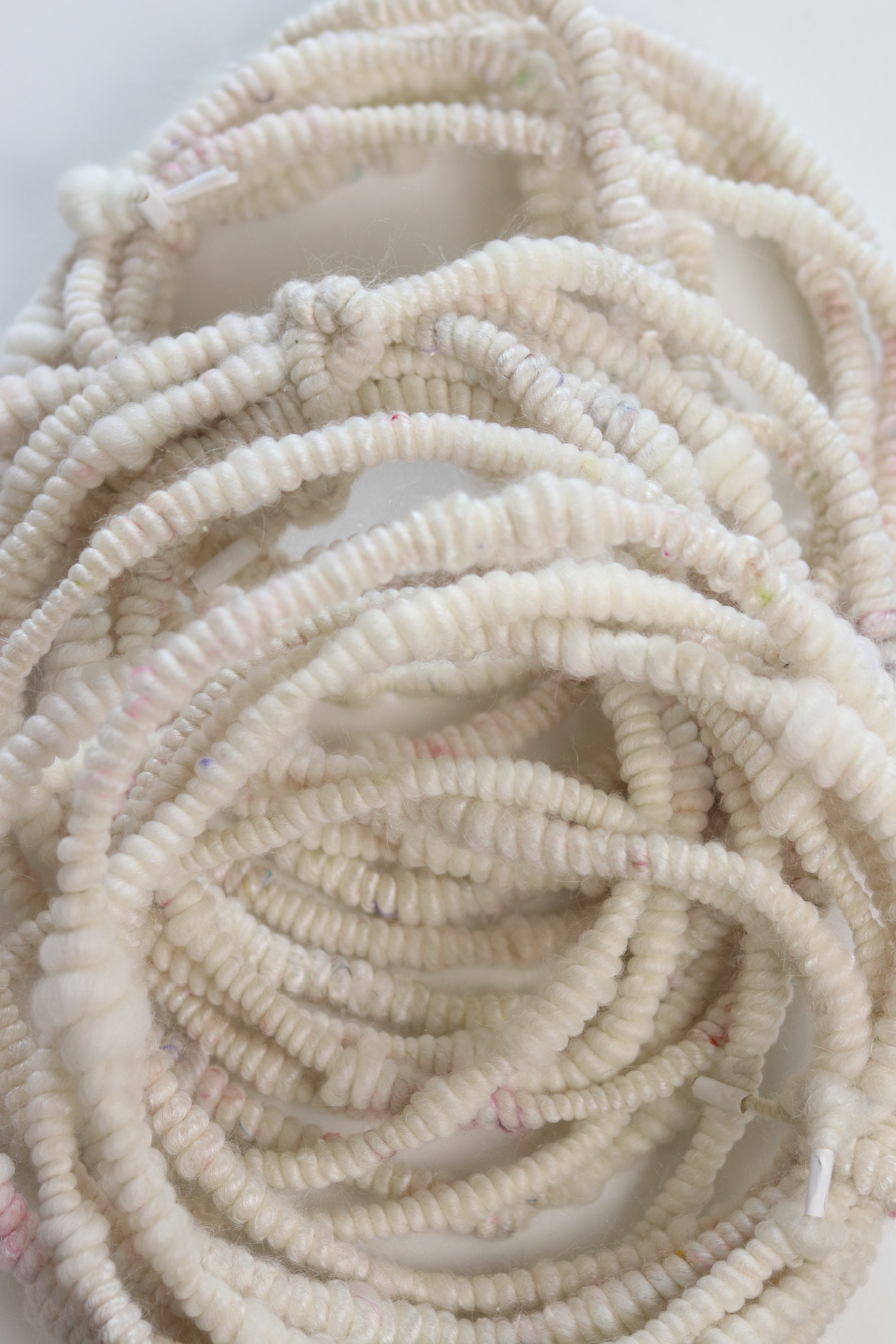 PURE Wire Art Yarn, Handspun Art Yarn Weaving Yarn Corespun Super Bulky ...