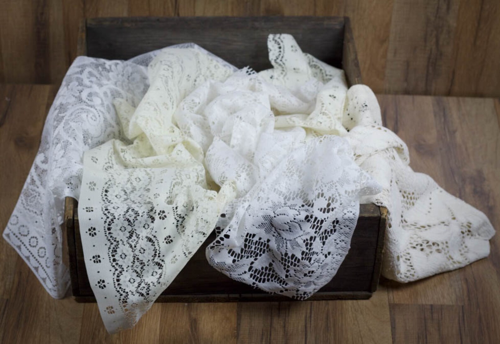 Vintage White & Cream Lace Layer Set - Floral/ornate, Photography Photo ...