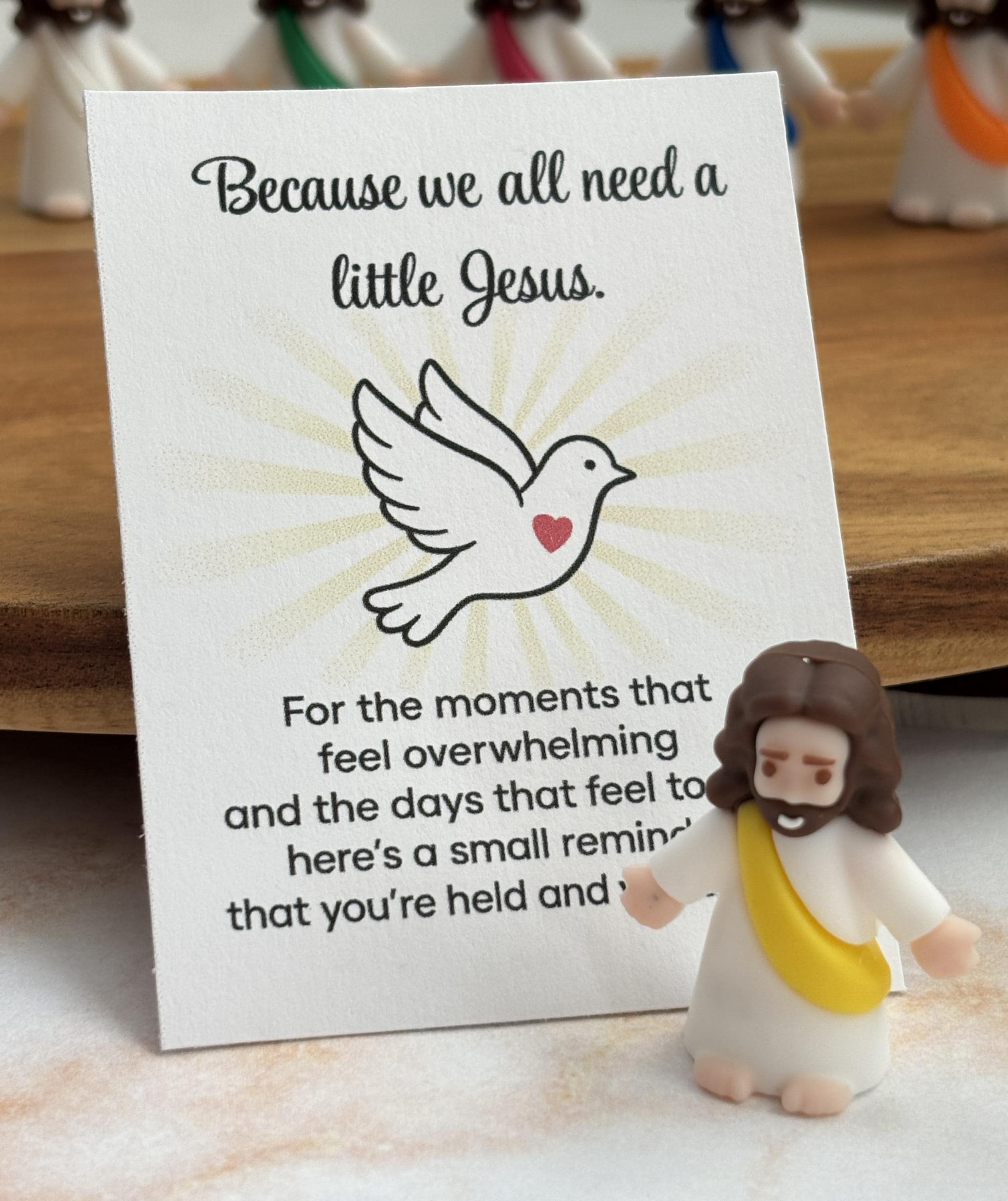 Jesus Pocket Token Gift With “we All Need a Little Jesus” Card ...