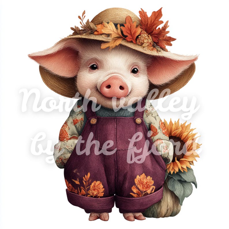 14 Autumn Garden Animals Clipart Digital Download Cute Autumn Decor ...