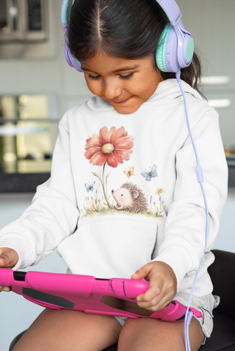 Cute Hedgehogs Clipart, PNG Bundle, Watercolor Style Illustrations ...