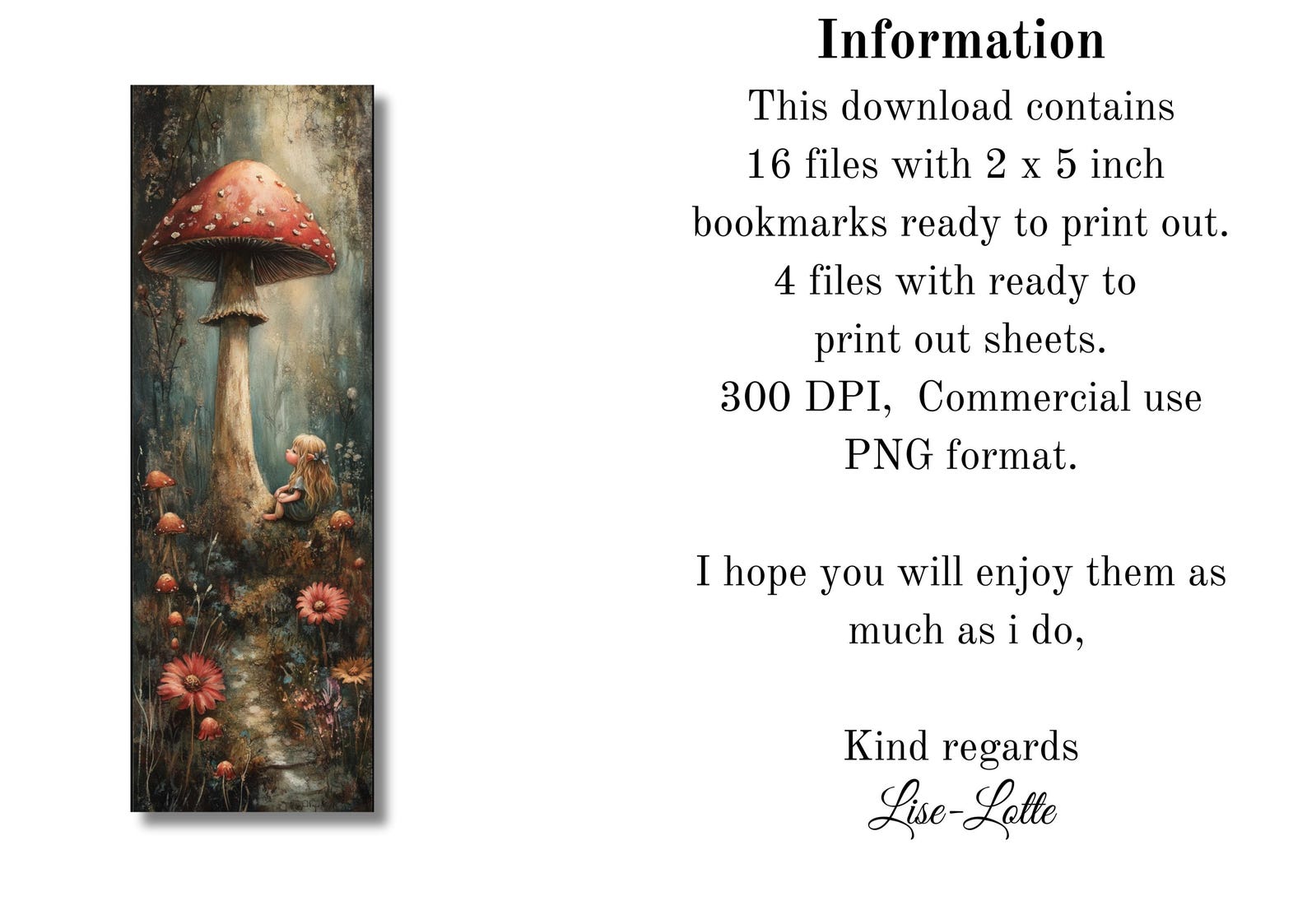 16 Magic Forest Trolls Bookmark Designs for Printing Gifts or Making ...