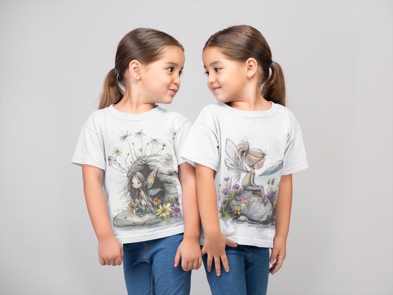 14 Fjord Fairys Whimsical Magical With Colorful Flowers Cartoon ...