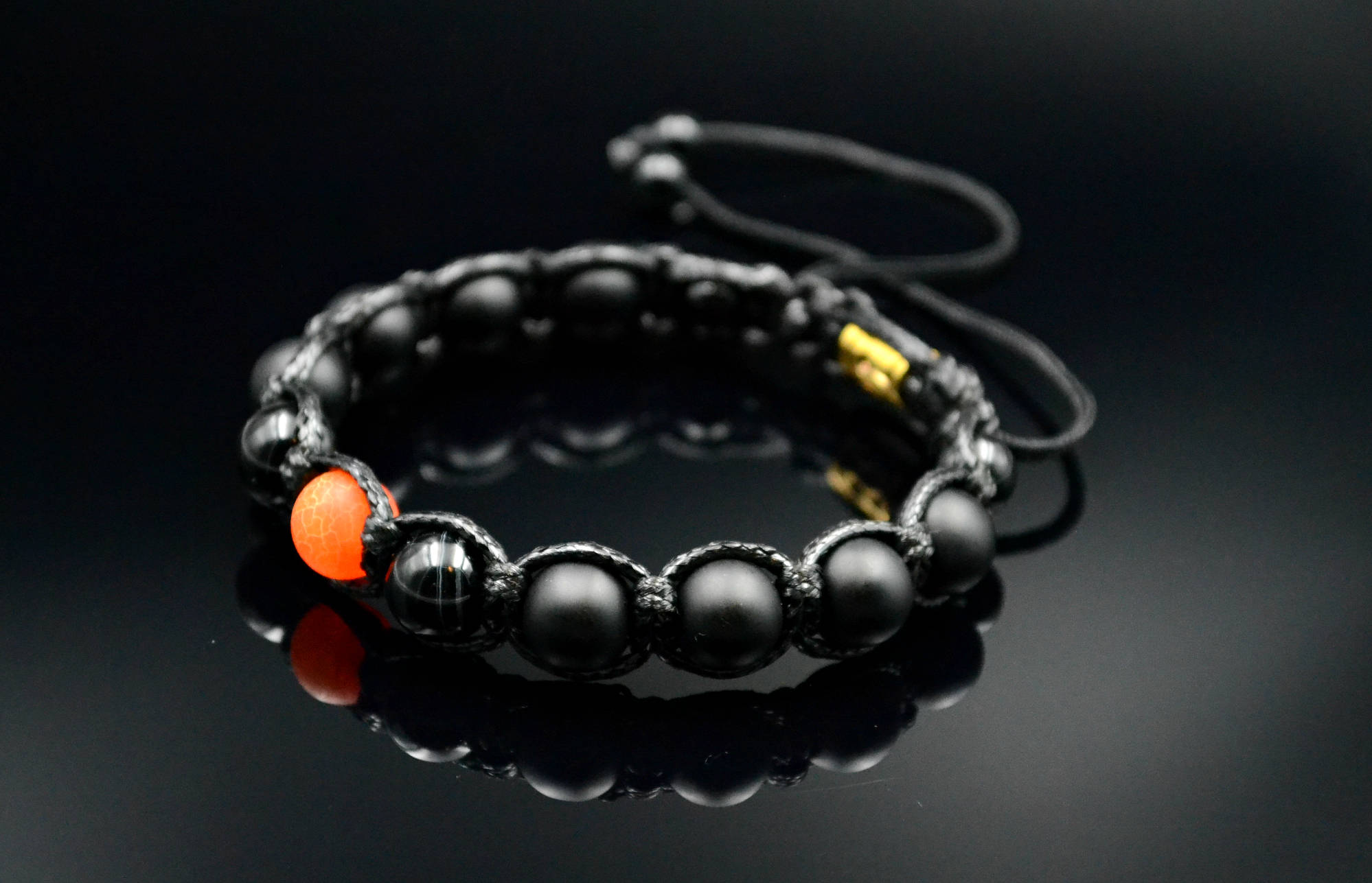 Men's Beaded Bracelet Frost Agate Bracelet Gemstone Bracelet Gift for ...