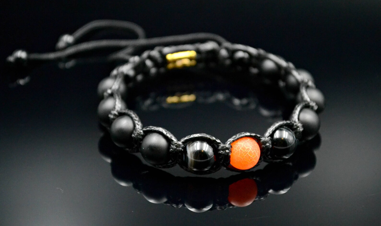 Men's Beaded Bracelet Frost Agate Bracelet Gemstone Bracelet Gift for ...