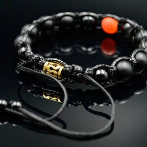 Men's Beaded Bracelet Frost Agate Bracelet Gemstone Bracelet Gift for ...