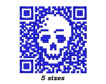 Qr Code Embroidery - Etsy