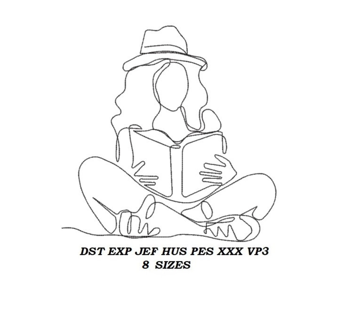 Love Reading Machine Embroidery Design 06 8 Sizes Love - Etsy
