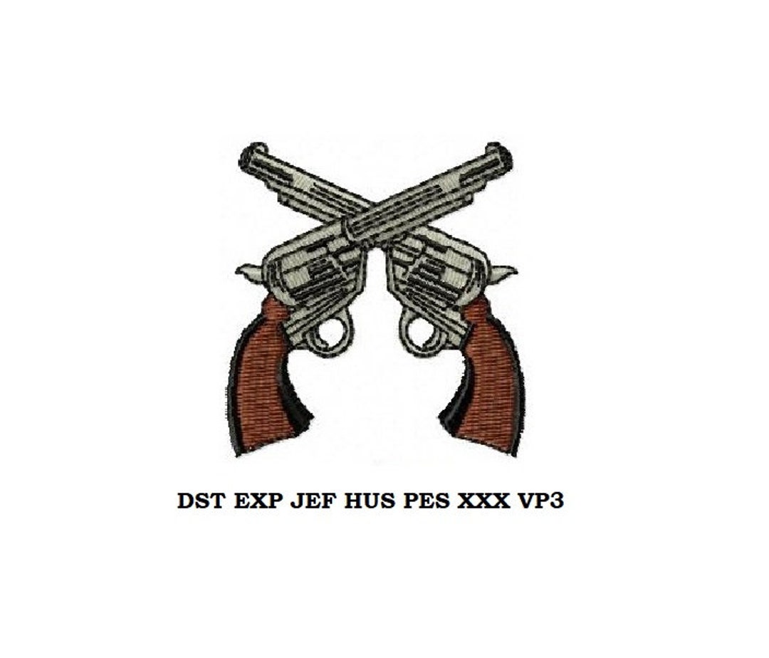 Guns Machine Embroidery Design - Embroidery Instant Download - Etsy