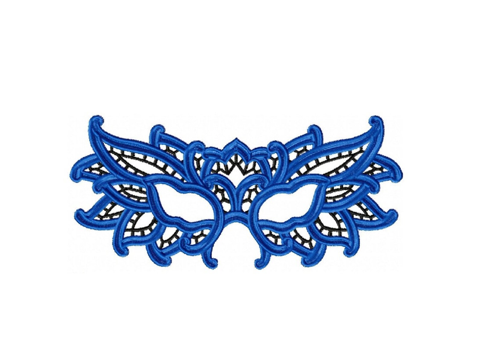 Machine Embroidery Design Masquerade Mask Embroidery Instant - Etsy