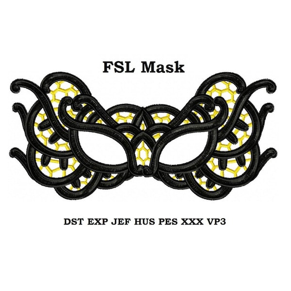 Fsl Embroidery Mask - Etsy