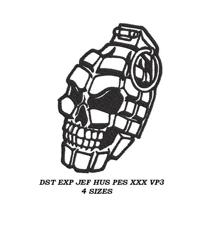 Skeleton Hand Grenade Tattoo