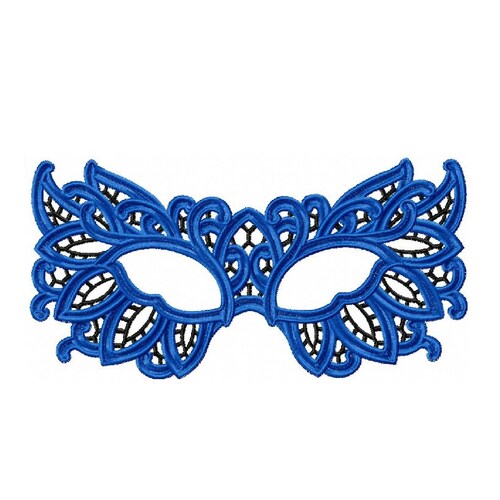Machine Embroidery Design Masquerade Mask Embroidery Instant - Etsy