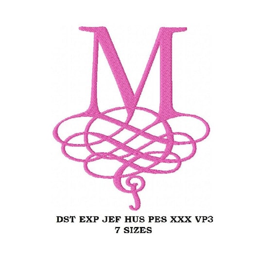 Home & Hobby 7 SIZES Alphabet Embroidery Design Pattern Font instant ...