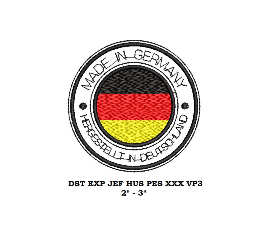 Made in Germany Machine Embroidery Design - 2 SIZES - Embroidery ...