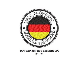 Made in Germany Machine Embroidery Design 4 SIZES Embroidery Pattern ...