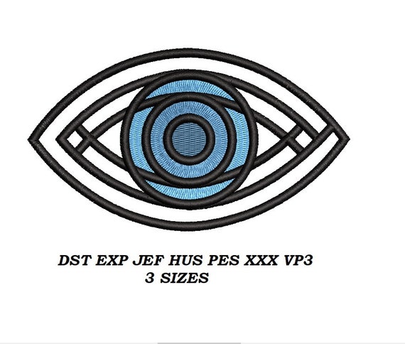 Eye Machine Embroidery Design 3 SIZES Embroidery Pattern - Etsy