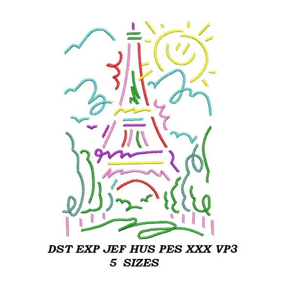 Paris Embroidery - Etsy