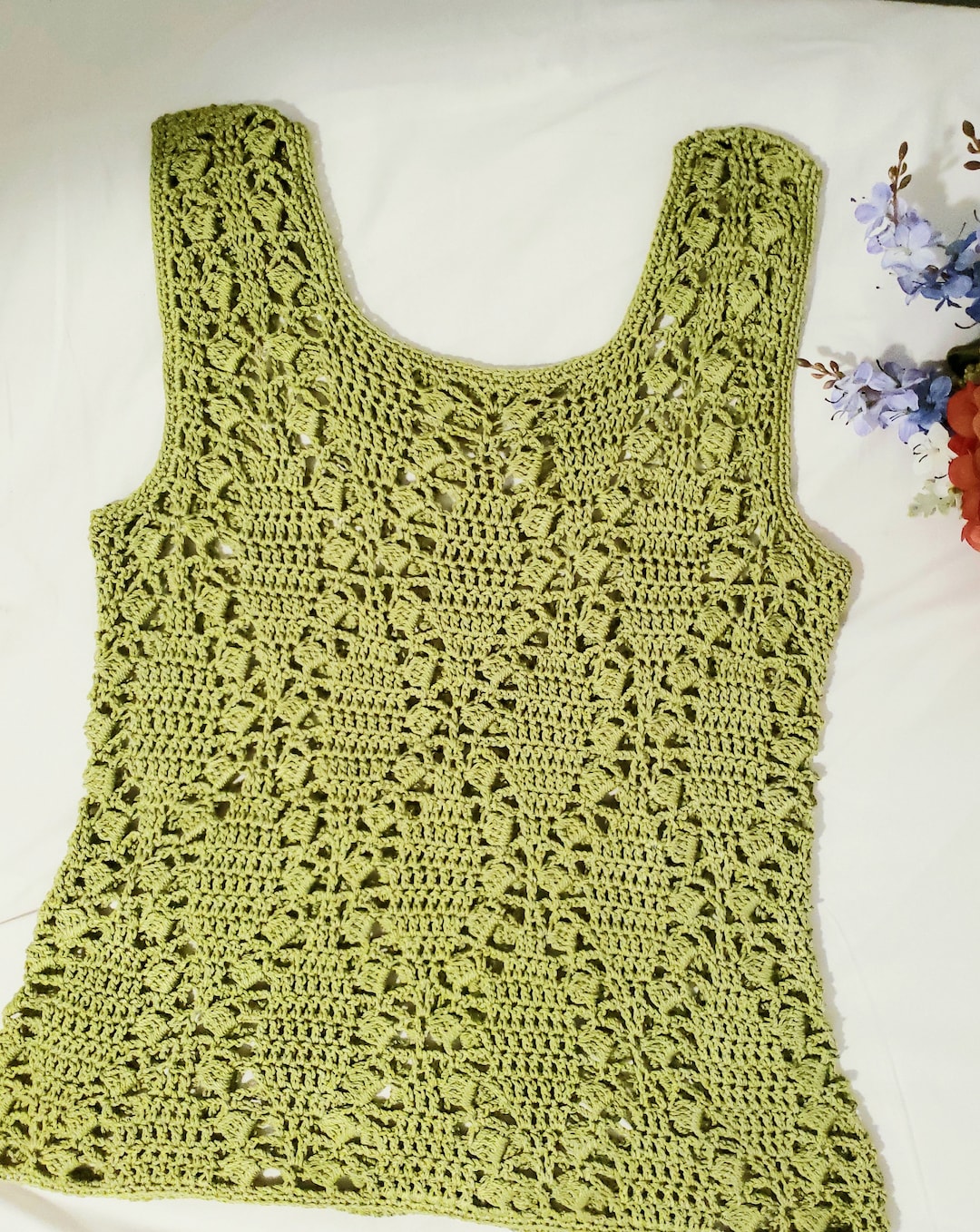 Fantasy Crochet Pattern, Summer Ivy Top, Size Small to 2XL, Use as a ...