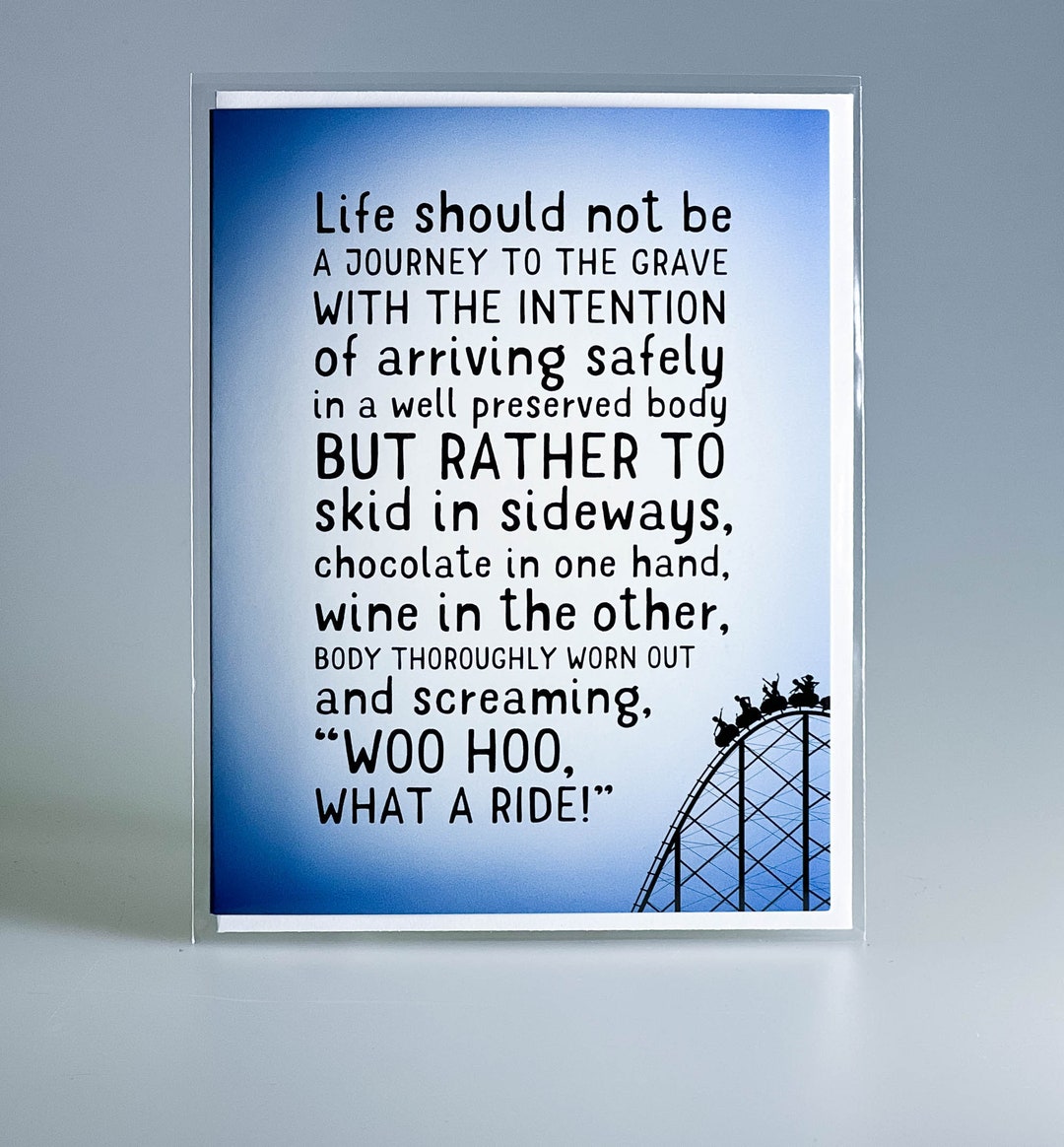What a Ride Greeting Cards for All Occasions Blu Ink Press single, 6 or ...